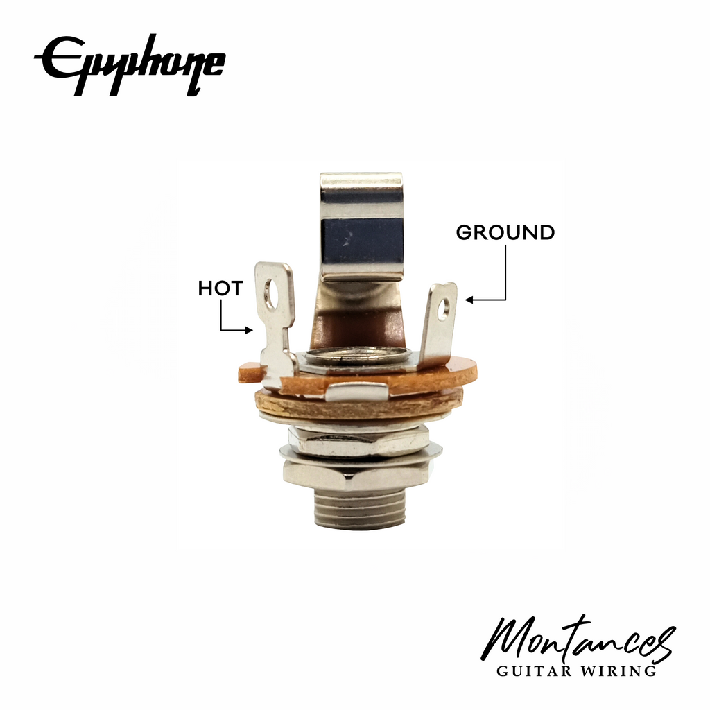 Epiphone Output Jack for electric guitars and bass – Montances Guitar ...