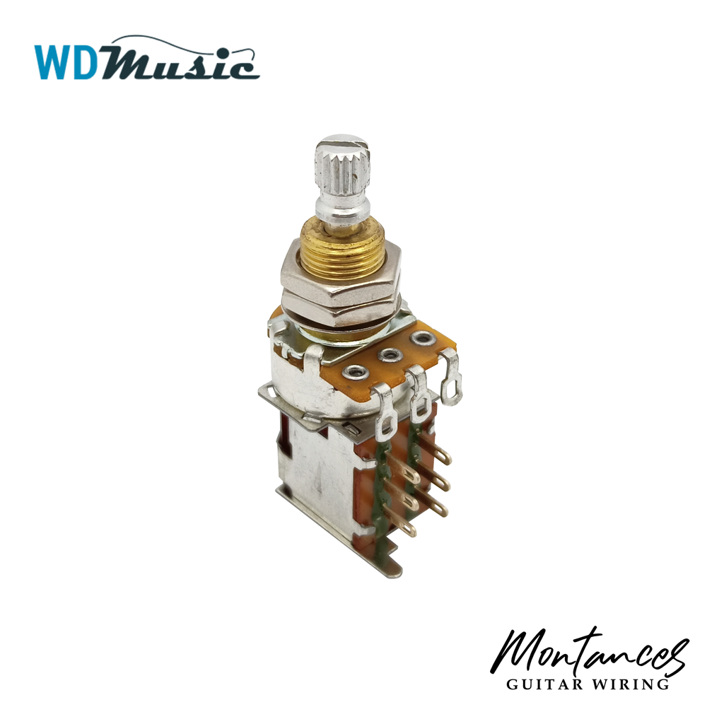 WD Push Push Potentiometer made in USA | Montances Guitar Wiring