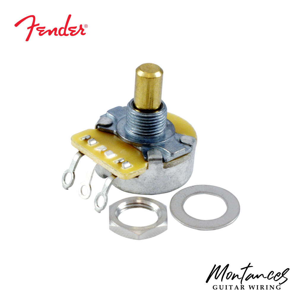Fender® Potentiometer 1Meg 1000k Solid Shaft – Montances Guitar Wiring