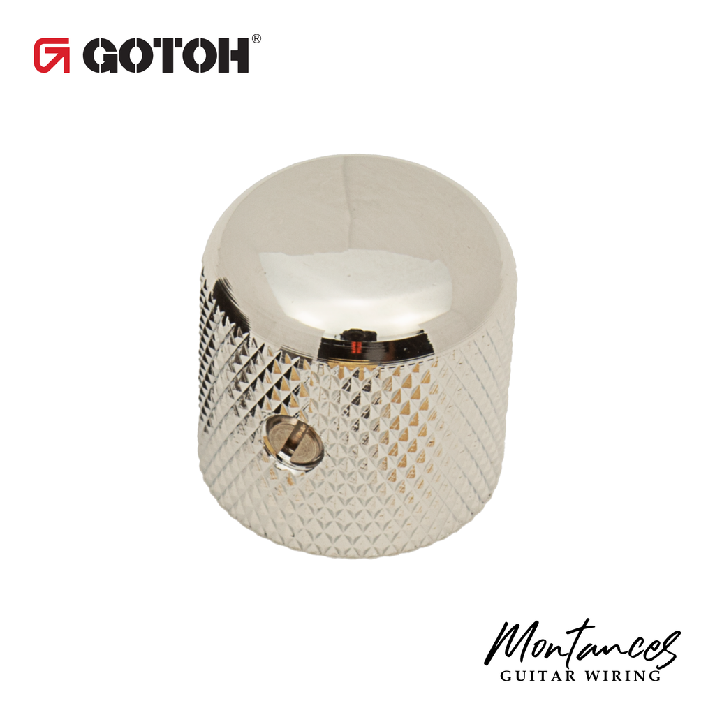 Gotoh® Metal Knobs for 6.35mm (1/4") Solid Shaft Pots – Montances ...