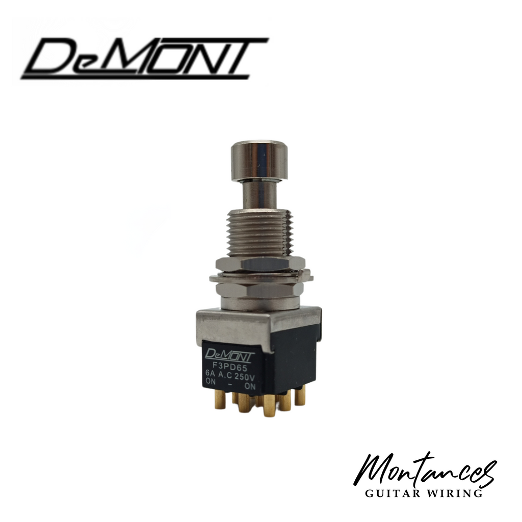 Footswitch - 3PDT, DeMont, Latching, Smooth-Click, made in Japan ...