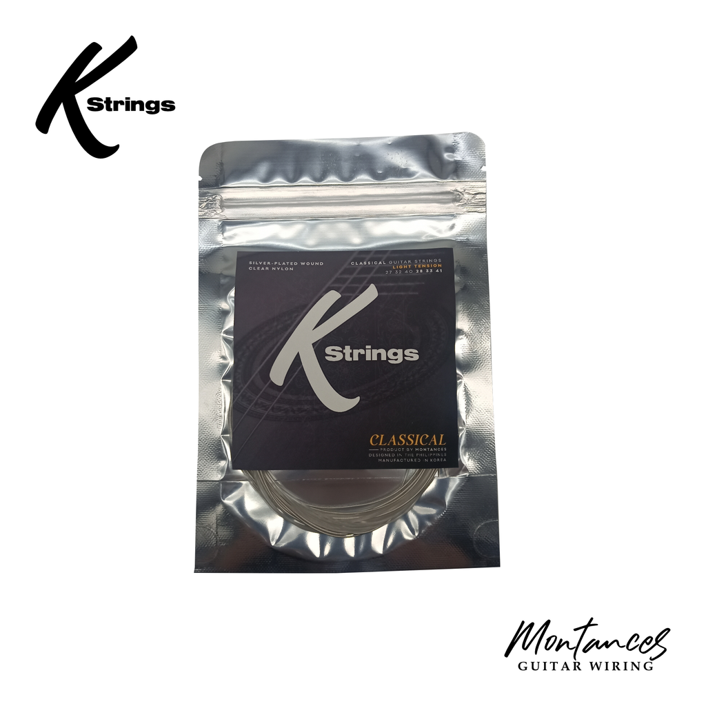 K Strings Classical Series | Silver-Plated Copper | Light, Medium, Med ...