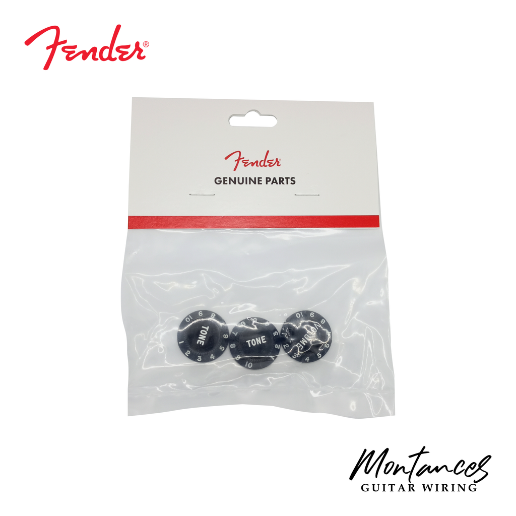 Fender® Stratocaster Knobs Push-on type, 1 volume 2 tone (Made In USA ...