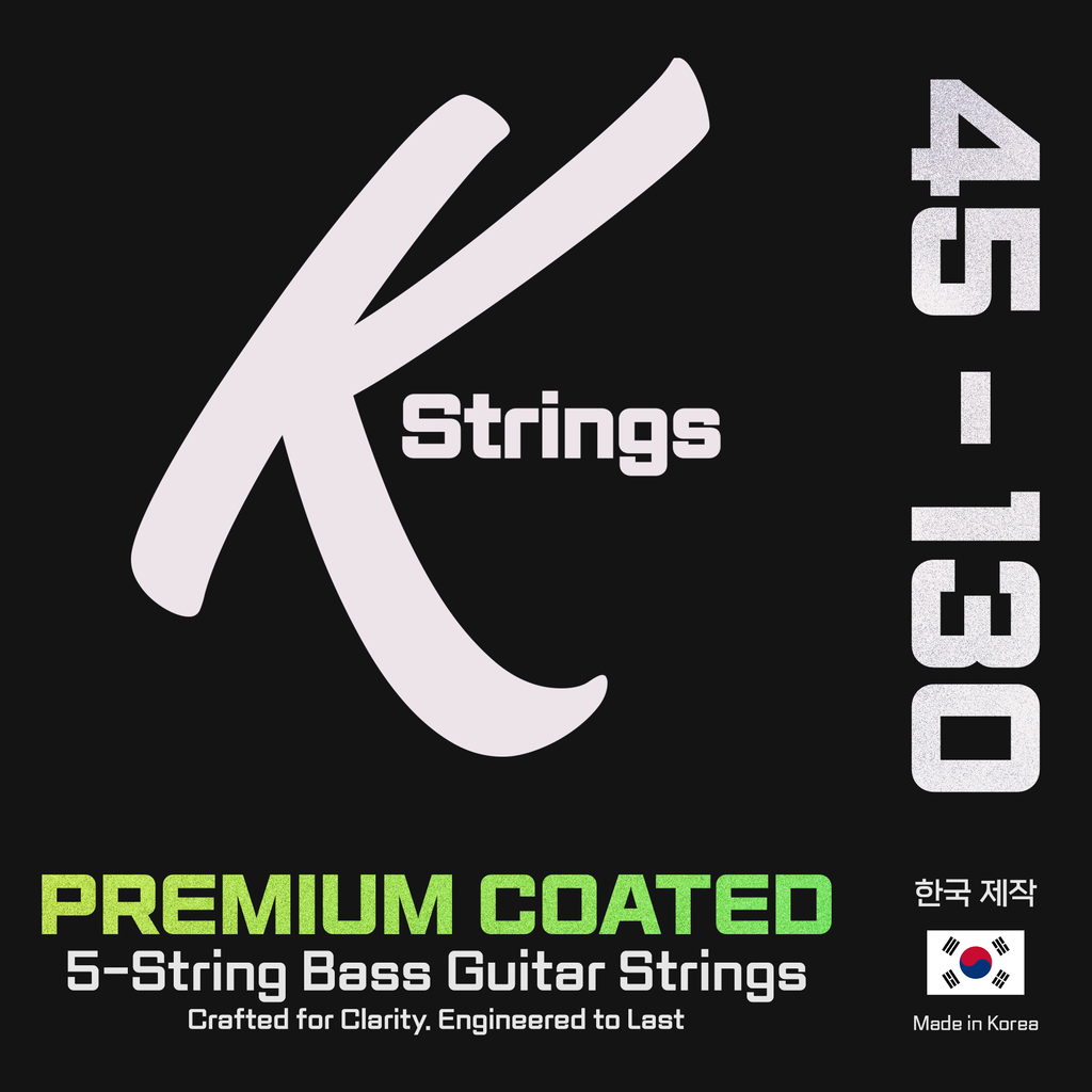 K-Strings Coated Series - Bass Guitar Strings | Long-Lasting Tone, Smo ...