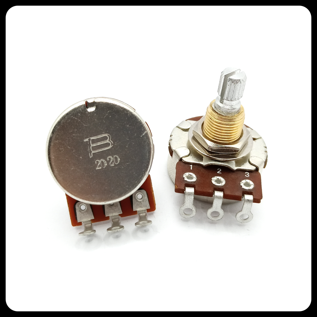 Bourns® Reversed Audio C-Taper Potentiometer Split Shaft 3/8" US specs ...