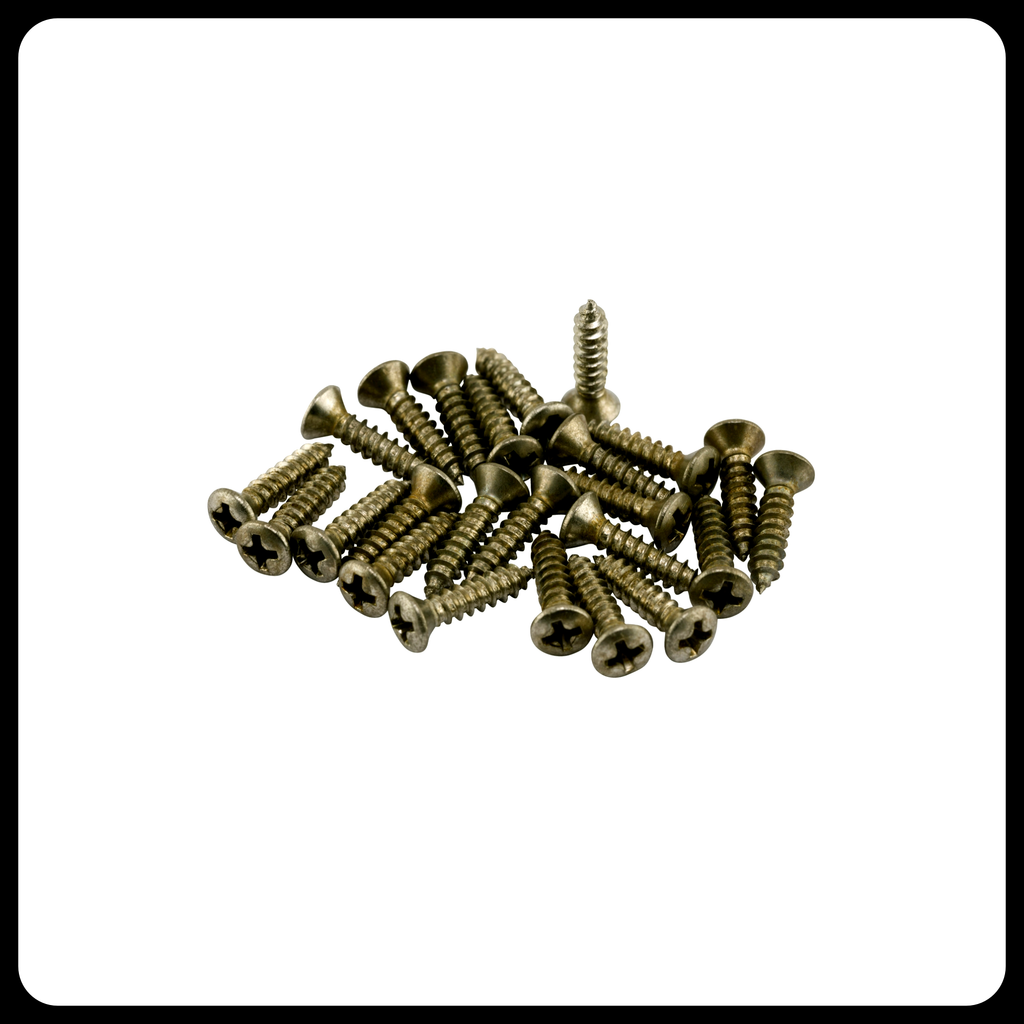 Fender® Screws for pickguards (24pcs) – Montances Guitar Wiring