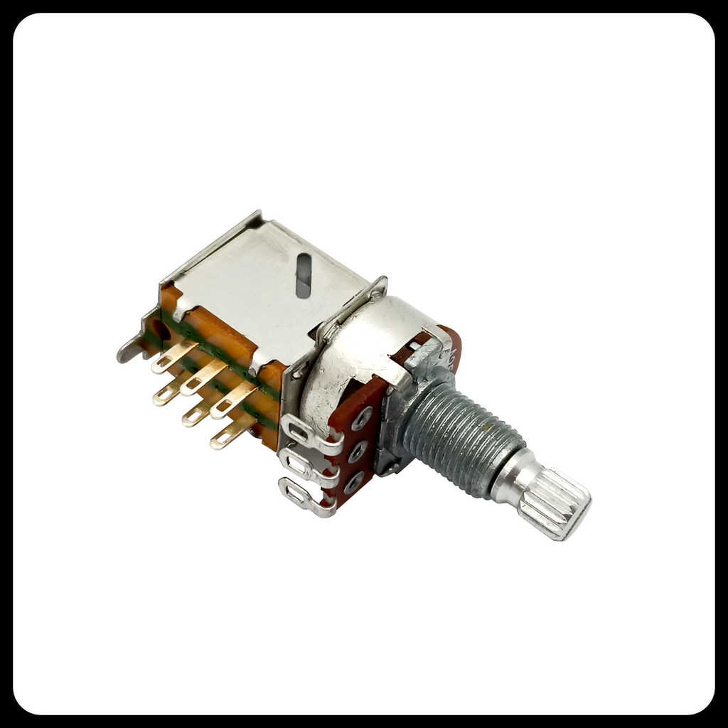 Alpha® Metric ⅜” Standard Length Push-Pull Potentiometer (Split Shaft ...
